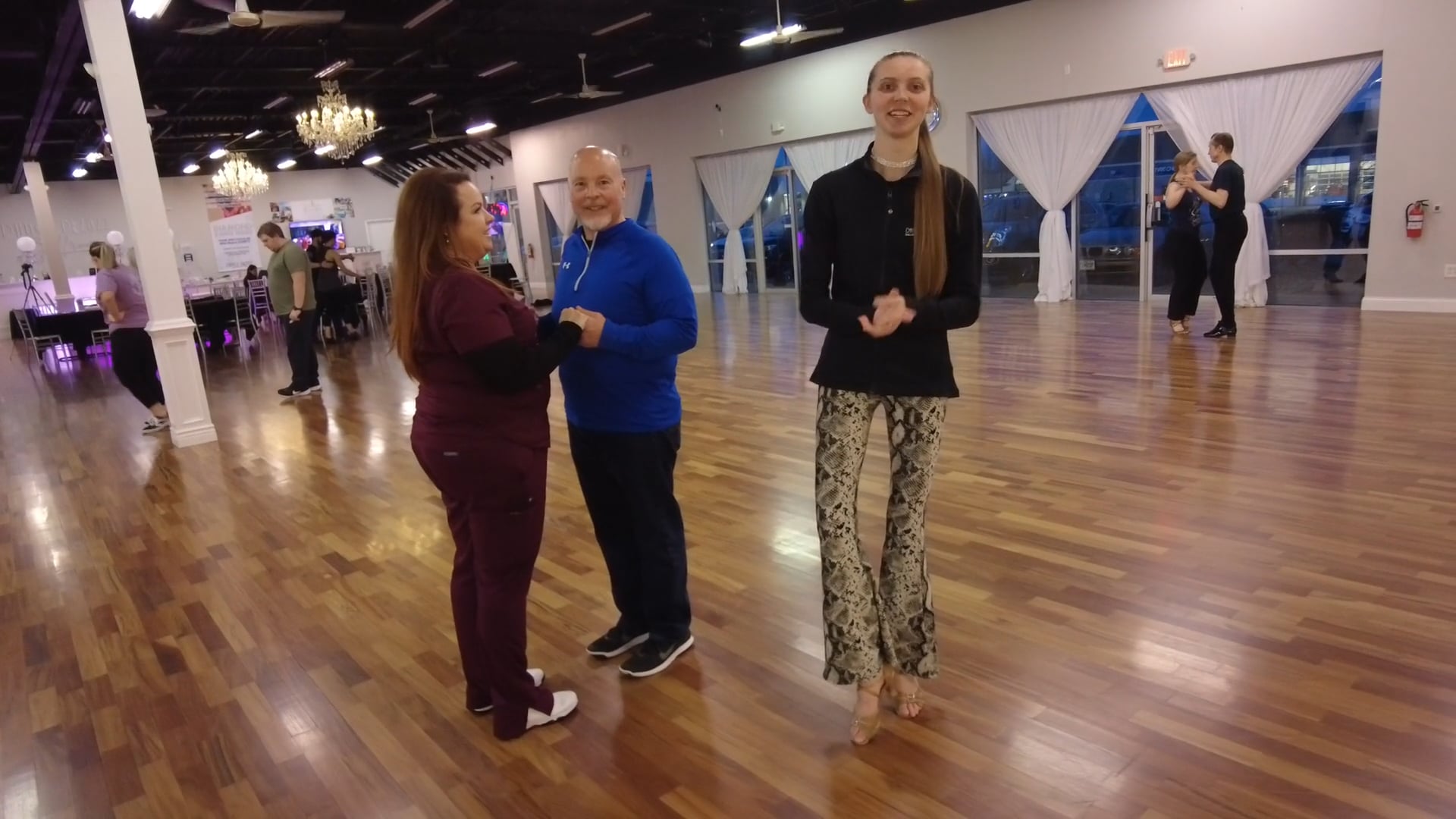 Ken & Michelle Beginner Progress Check Rumba - Dance Pizazz